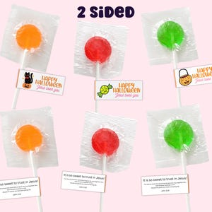 Christian Halloween Tags for Candy, Scripture Candy, Gospel Candy ...