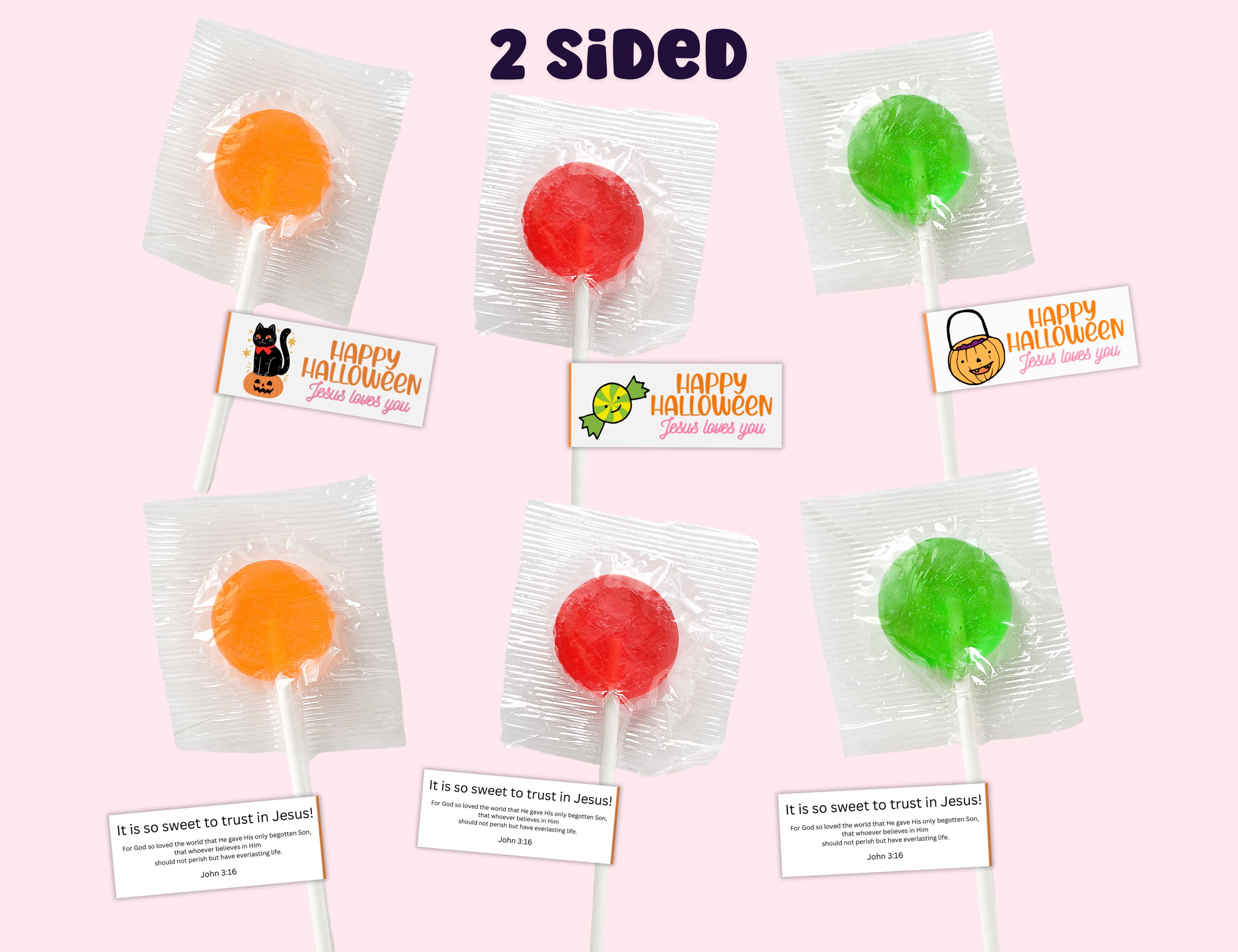 Christian Halloween Tags for Candy, Scripture Candy, Gospel Candy ...