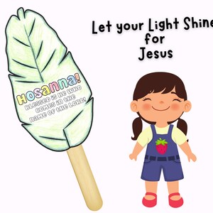 Palm Sunday Craft Activity for Kids Holy Week Activity, Palm Sunday ...