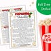 Christmas Popcorn Parable Printable, Parable of the Popcorn Lesson ...