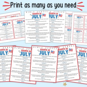 Fourth of July Bible Verses, Christian July 4th Card, Religious ...