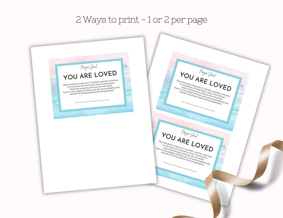 Prayer Shawl Tags for Shawl or Scarf, Printable Tags for Prayer Shawl ...