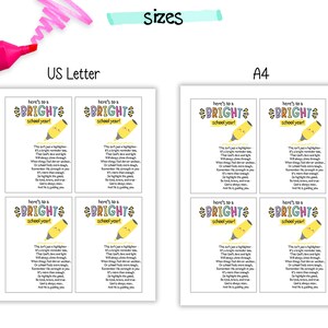 Highlighter Prayer Tags, Back to School Prayer Tag, Highlighter Tags ...