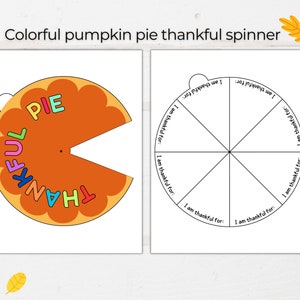 Thanksgiving Activities for Kids Thanksgiving Craft Pumpkin Pie Project ...