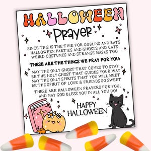 Halloween Prayer Tags, Christian Halloween Tags, Halloween Gospel ...