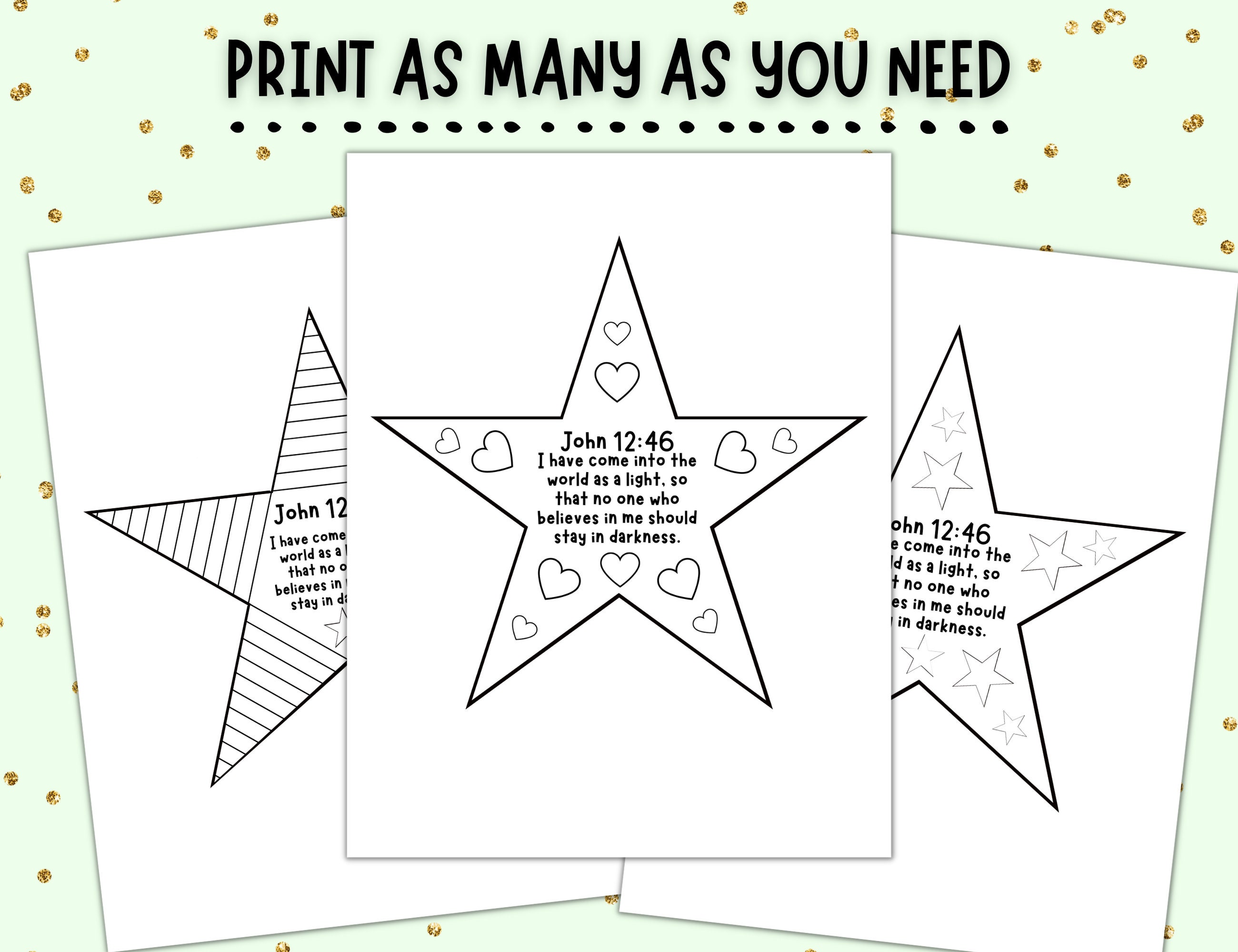 Christmas Bible Craft, Bible Verse Coloring Craft Sunday School, Jesus ...