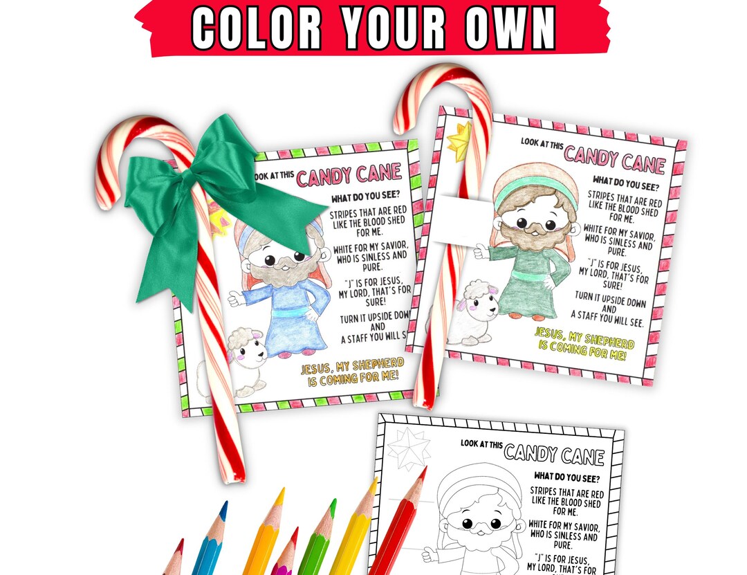 Candy Cane Legend, Candy Cane Poem, Candy Cane Story, Candy Cane Gram ...