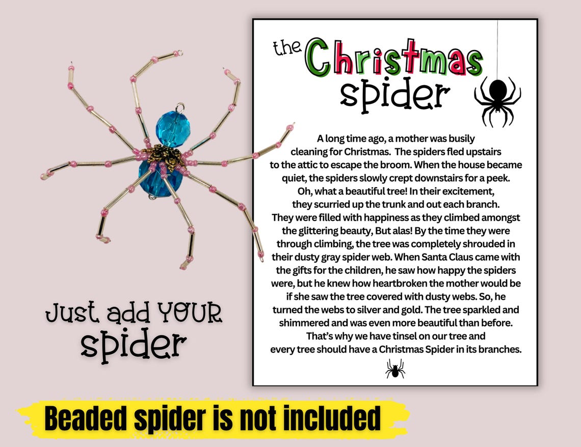 Christmas Spider Cards, the Legend of the Christmas Spider Display ...