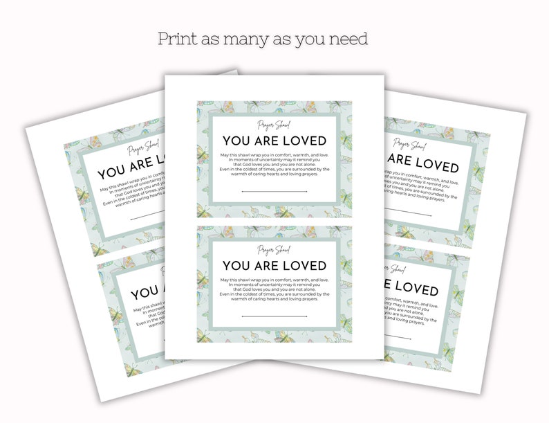 Prayer Shawl Tags for Shawl or Scarf, Printable Tags for Prayer Shawl ...
