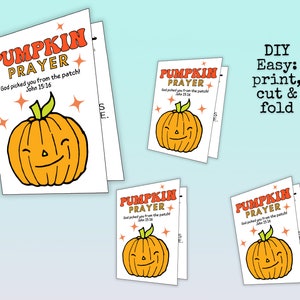 Pumpkin Prayer Christian Halloween Activity, Pumpkin Gospel, Halloween ...