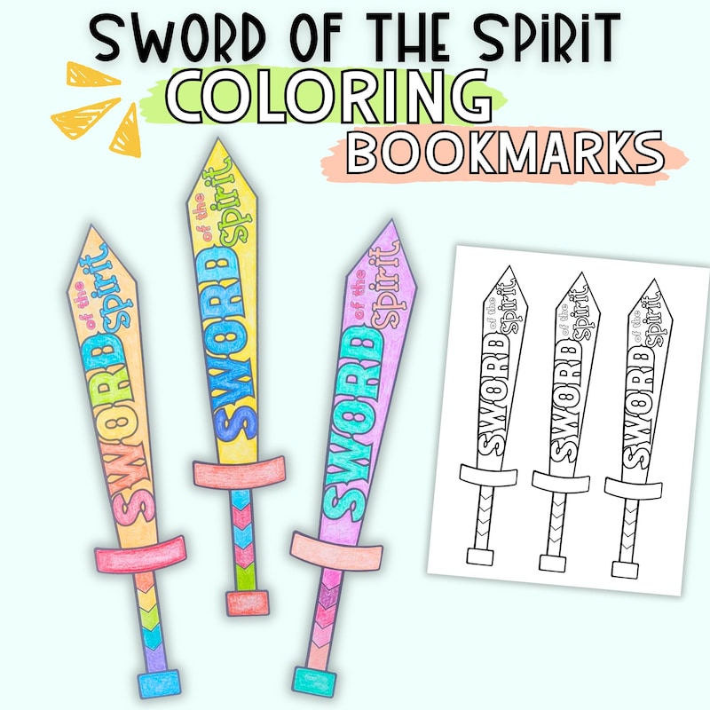 Sword Bible Study Printable - Etsy