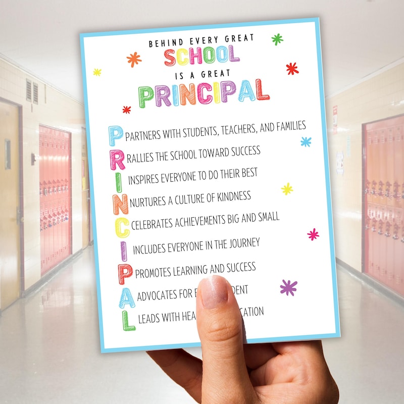 Principal Appreciation Craft - Etsy