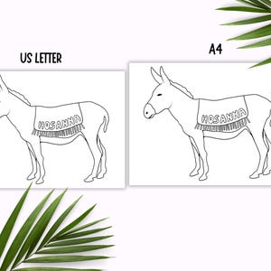 Palm Sunday Craft Activity for Kids, Holy Week Activity Palm Sunday ...