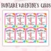 John 3:16 Valentine's Day Bible Verse Cards, Printable Scripture Cards ...