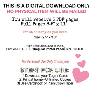 John 3:16 Valentine's Day Bible Verse Cards, Printable Scripture Cards ...