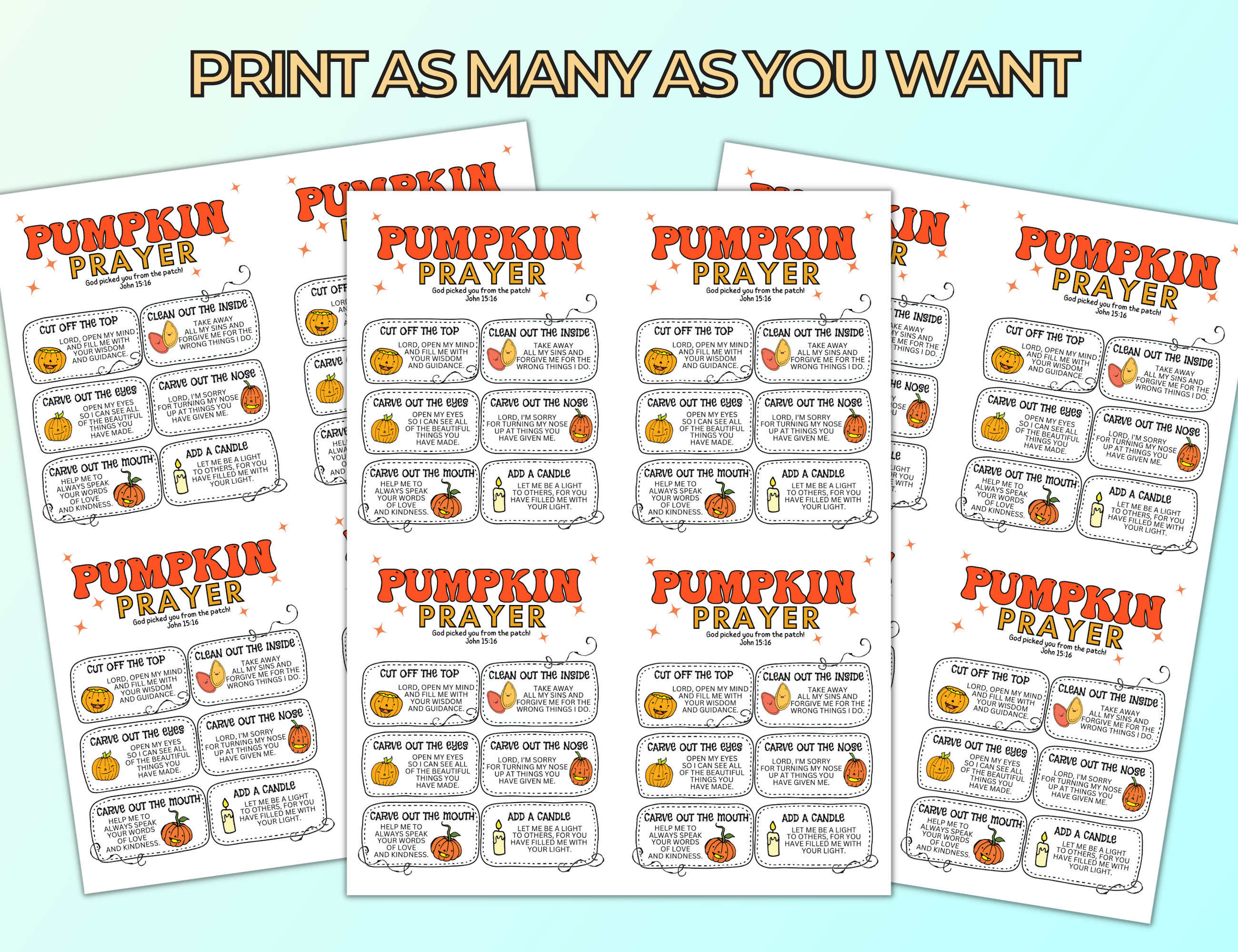 Pumpkin Carving Christian Halloween Tags, Halloween Pumpkin Prayer ...