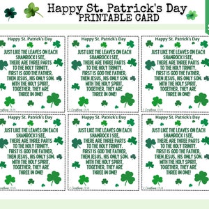 Shamrock Holy Trinity - 2 Corinthians 13:14, St. Patrick's Day Bible ...