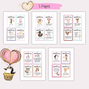 Kids Valentine's Day Bible Verse Cards, Christian Valentines Day ...