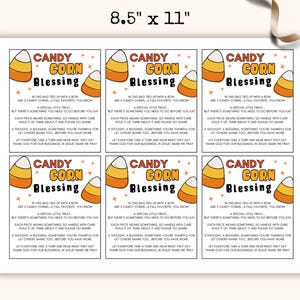 Candy Corn Blessing Tag, Candy Corn Gospel for Halloween, Candy Corn ...
