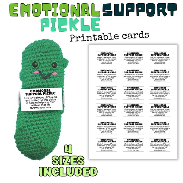 Pickle Card - Etsy