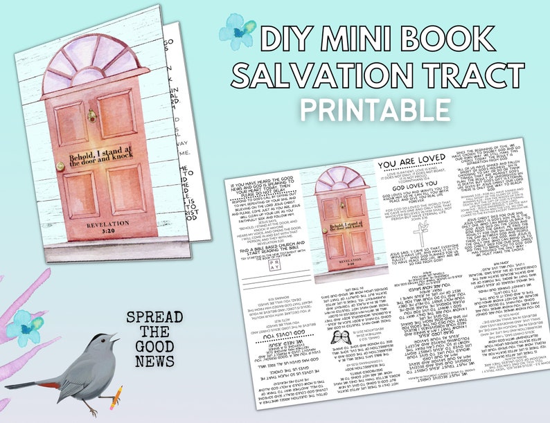 Printable Salvation Tracts Gospel Tracts Christian Tracts to Pass Out ...