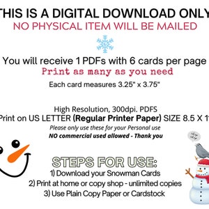 Snowman Holy Trinity Christmas Bible Verse Cards, Father, Son & Holy ...