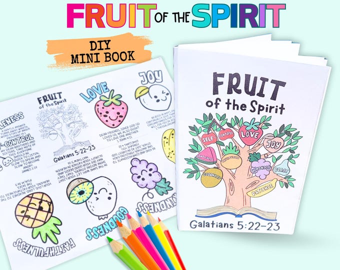 Fruit of the Spirit Bible Craft for Kids | Sunday School Craft ...