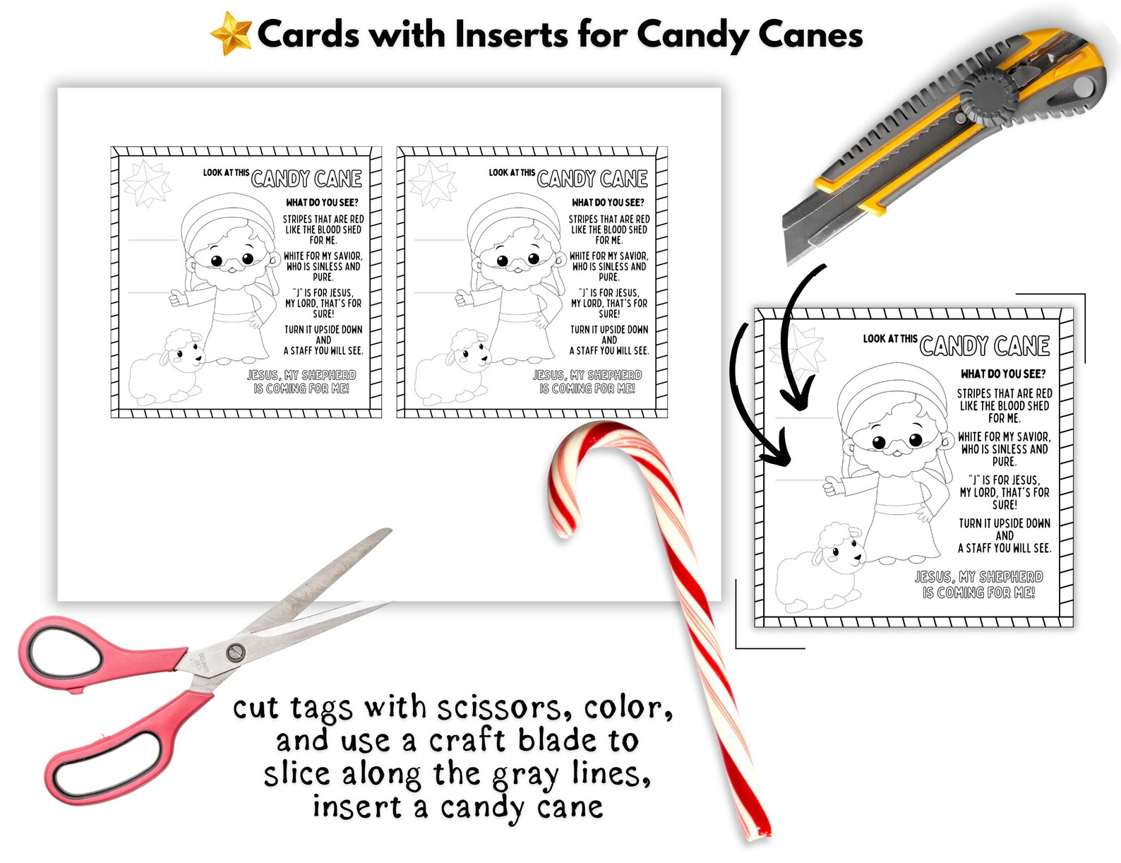 Candy Cane Legend, Candy Cane Poem, Candy Cane Story, Candy Cane Gram ...