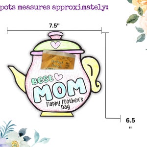 Printable Mother's Day Teapot Craft Kids Activity Tea Lover Gift for ...