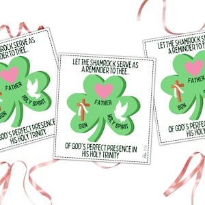 Shamrock Holy Trinity - St. Patrick's Day Bible Verse Cards, Father ...
