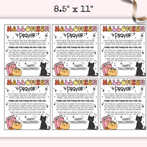 Halloween Prayer Tags, Christian Halloween Tags, Halloween Gospel ...