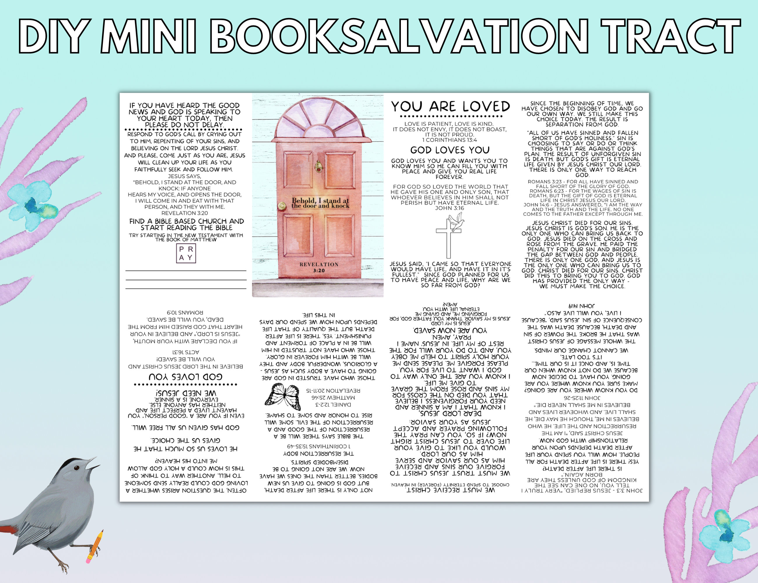 Printable Salvation Tracts Gospel Tracts Christian Tracts to Pass Out ...