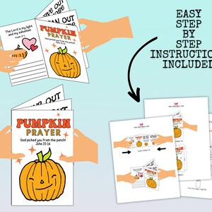 Pumpkin Prayer Christian Halloween Activity, Pumpkin Gospel, Halloween ...