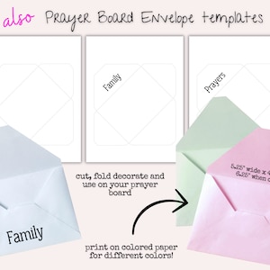 Prayer Board Kit, Prayer Board Printable, Printable Vision Board ...