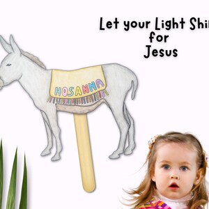 Palm Sunday Craft Activity for Kids, Holy Week Activity Palm Sunday ...