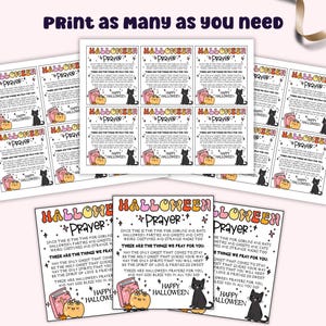 Halloween Prayer Tags, Christian Halloween Tags, Halloween Gospel ...