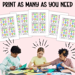 Valentine's Day Bible Verse Scripture Cards for Kids, God Says You Are ...