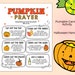 Pumpkin Carving Christian Halloween Activity, Pumpkin Prayer for ...