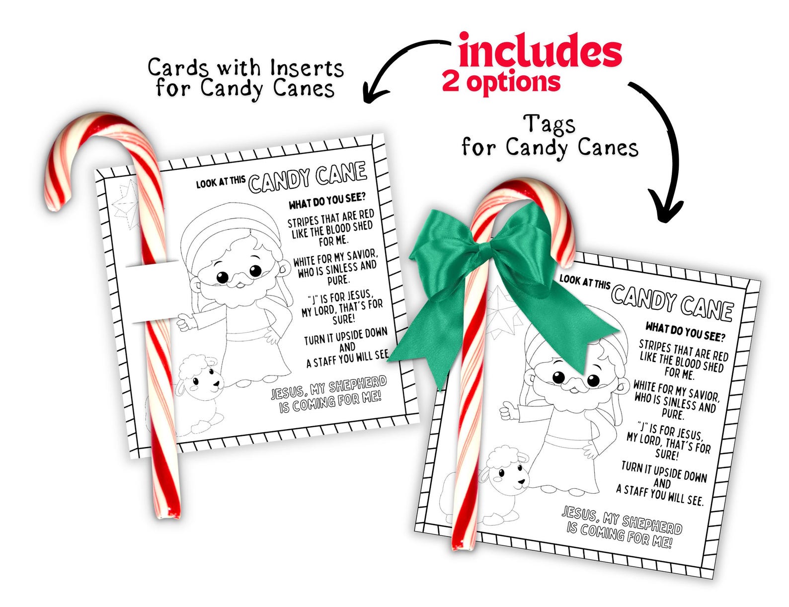 Candy Cane Legend, Candy Cane Poem, Candy Cane Story, Candy Cane Gram ...