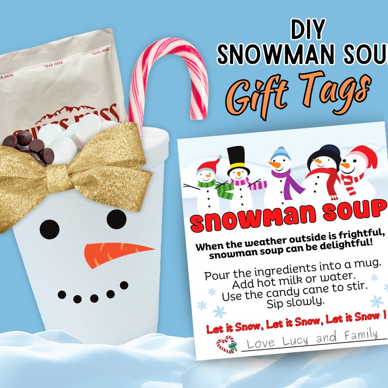 Snowman Soup - Etsy