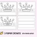 Jesus is King Paper Crown Printable Activity, Paper Crown Craft for ...
