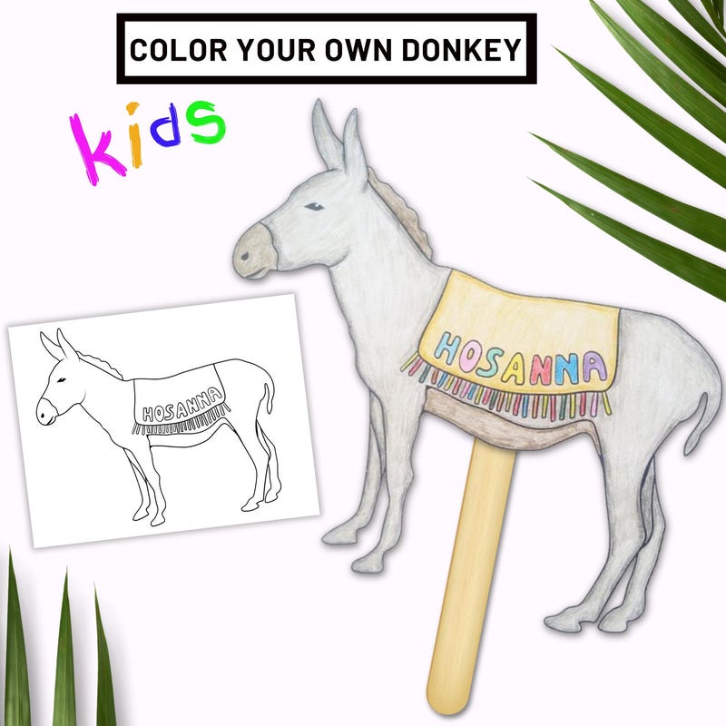 Holy Week Donkey - Etsy