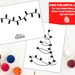 Christmas Tree Lights Fingerprint Craft, Thumbprint Craft for Kids ...