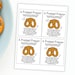 Pretzel Prayer Poem Gift Tags for Kids Church, Christian Summer Camp ...