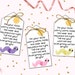 Worry Worm Tags & Worry Worm Cards for Crochet Worms, Loom Worms, the ...