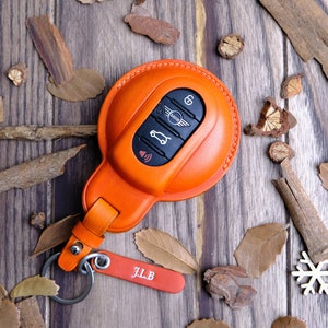 2024 Mini Cooper Countryman Key Cover, Handcrafted Leather Key Case for ...