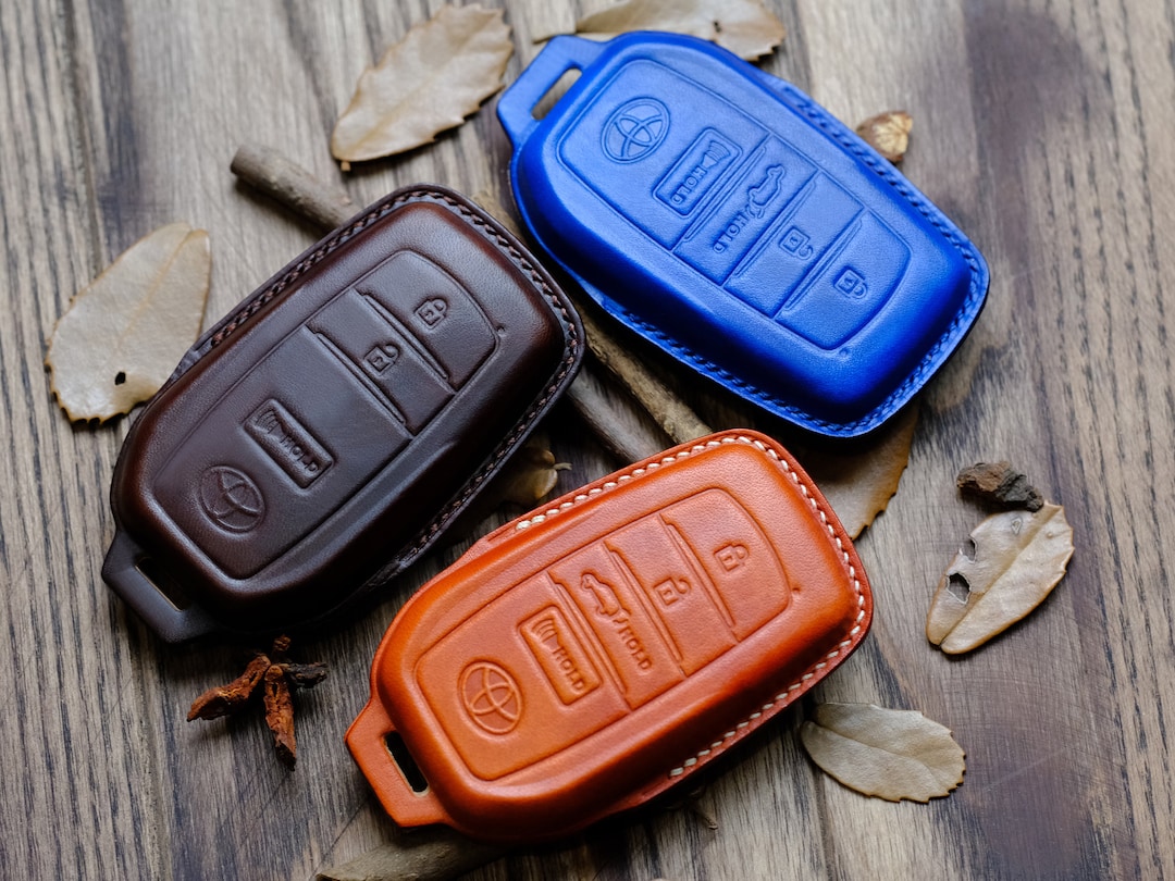 2022 2023 Toyota Land Cruiser Corolla Cross Key Fob Cover Leather Key ...