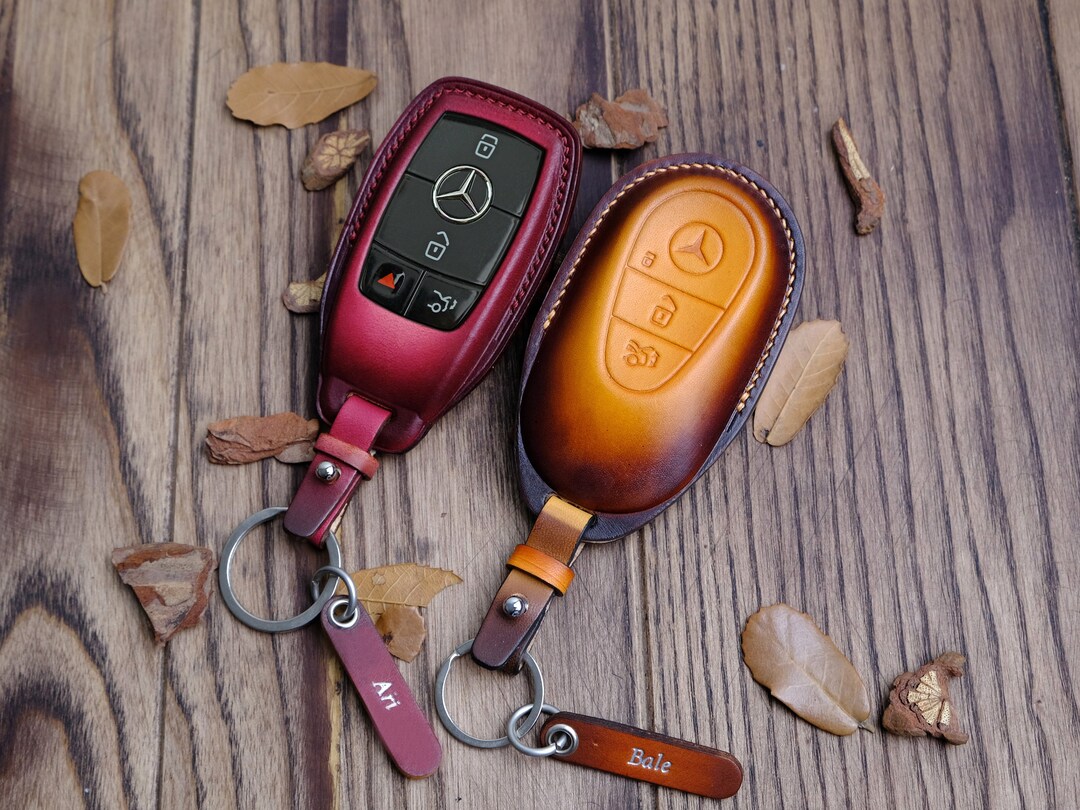 Mercedes GLB Key Fob Cover, Car Key Case Fit for Mercedes Benz C E S ...