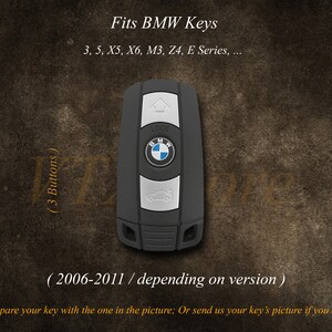 Personalized Key Fob Cover for BMW 3, 5, X5, X6, M3, Z4, E Series ...
