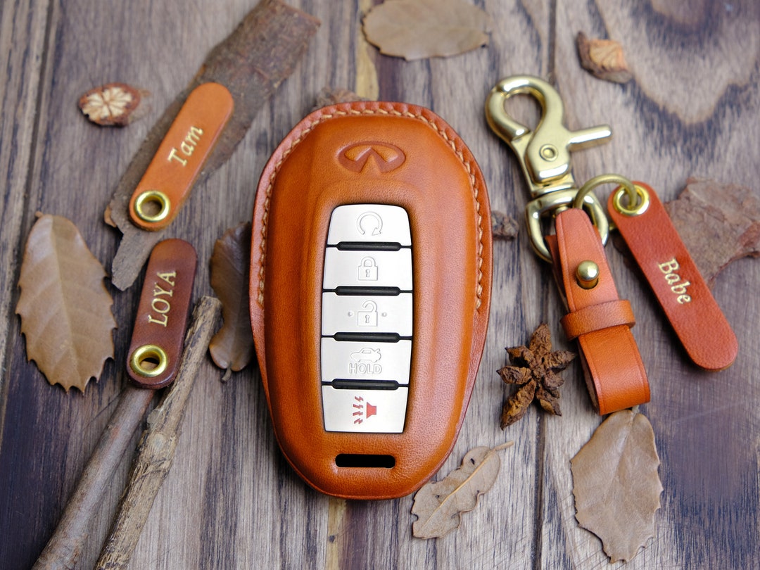 2023 Infiniti Q50 Key Fob Cover, Leather Key Fob Cover for Infiniti Q50 ...